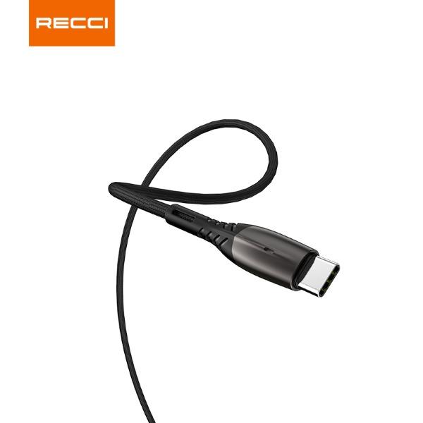 Recci RTC-P01C USB-A to Type C 5A Charging Cable 1M (Black), Computers & Tech, Parts ...