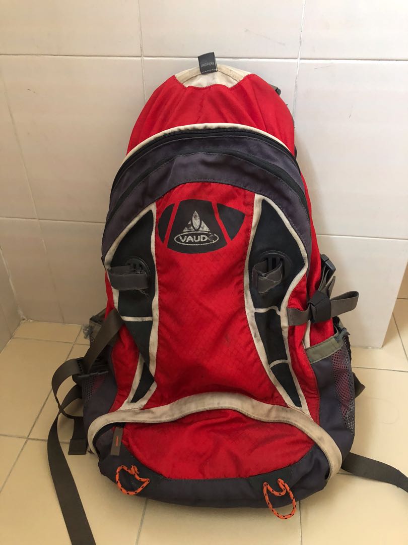 Red hiking backpack, Men's Fashion, Bags, Backpacks on Carousell