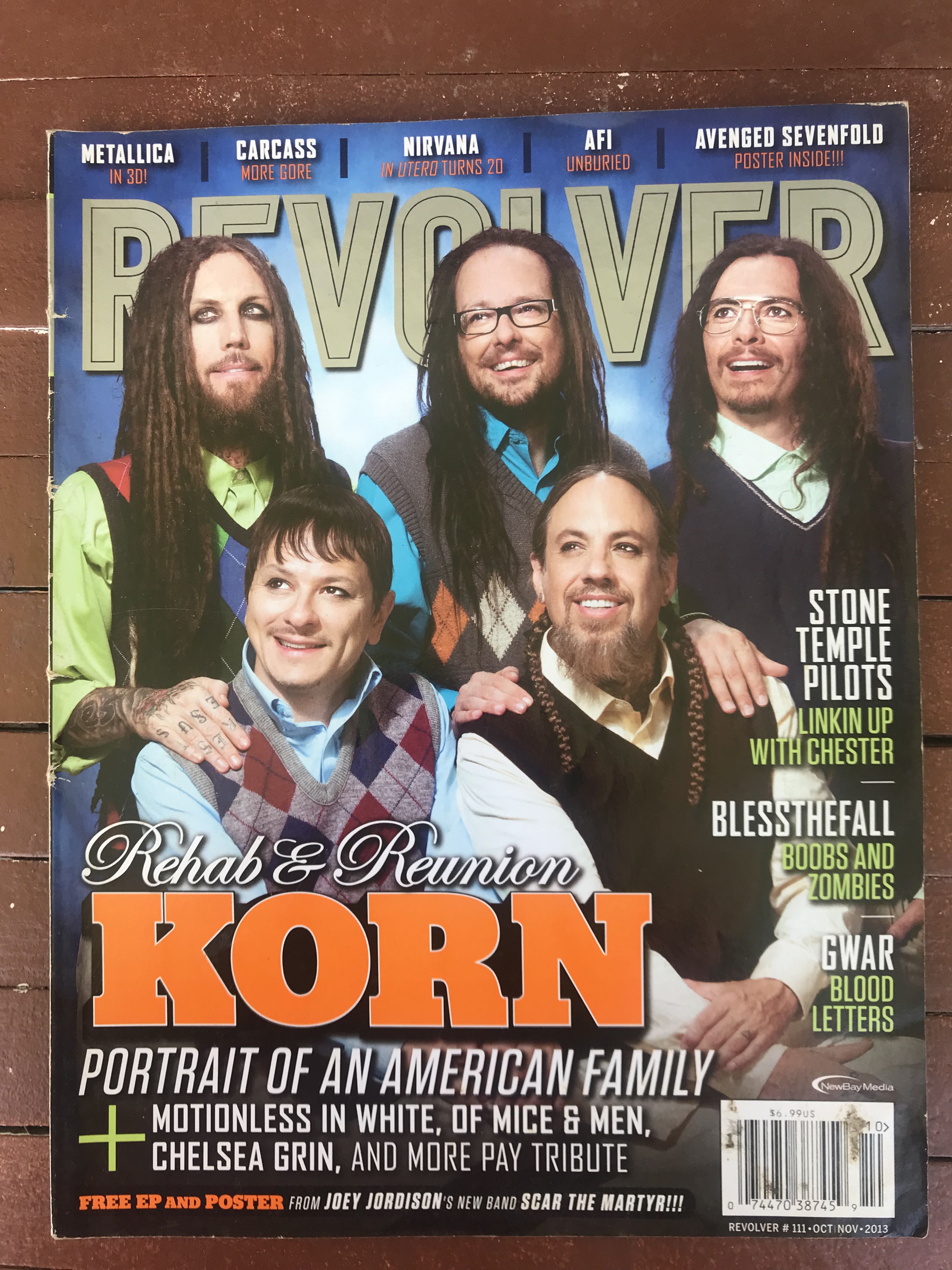Revolver Magazine featuring KORN, Hobbies & Toys, Books & Magazines ...