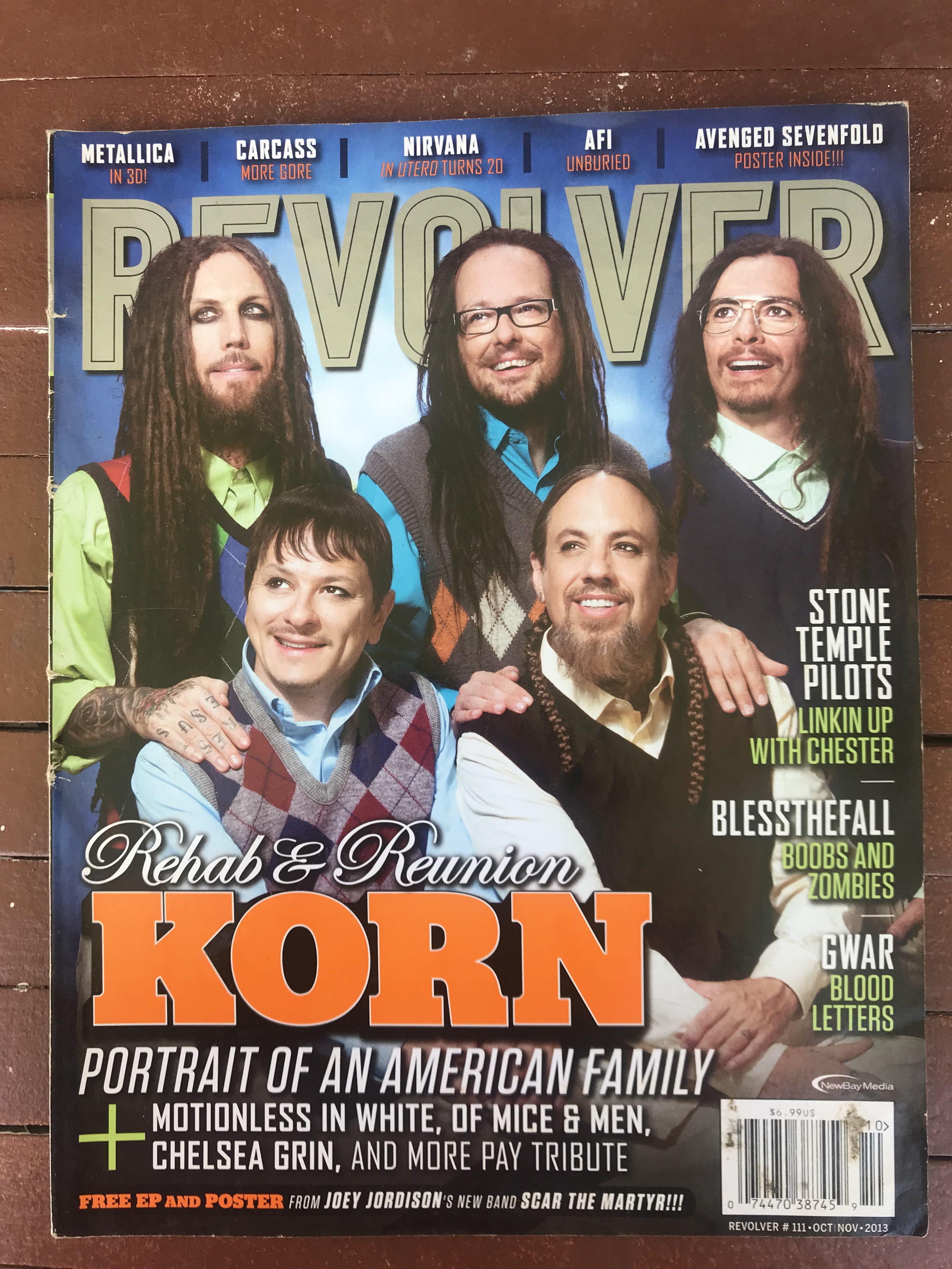 Revolver Magazine featuring KORN, Hobbies & Toys, Books & Magazines ...