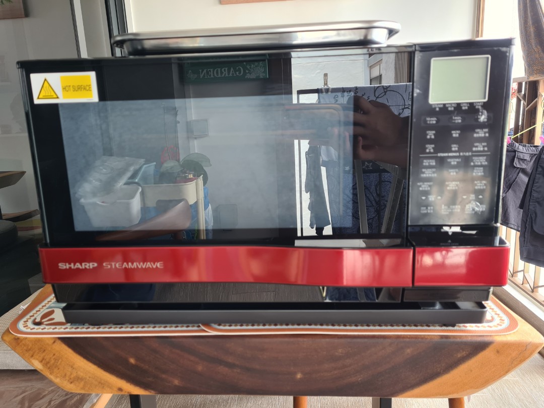 Sharp 27L Microwave Steam+Grill AX-1100V, TV & Home Appliances, Kitchen ...