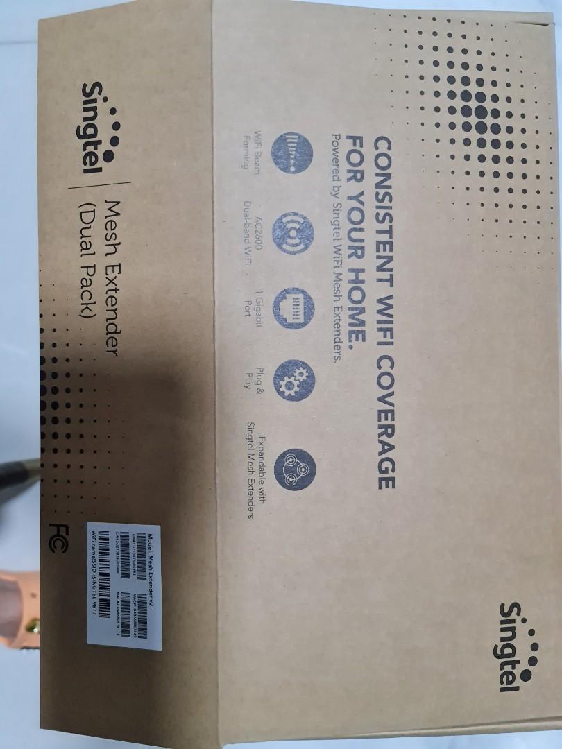 SINGTEL Mesh Extender(Dual Pack), TV & Home Appliances, Electrical ...