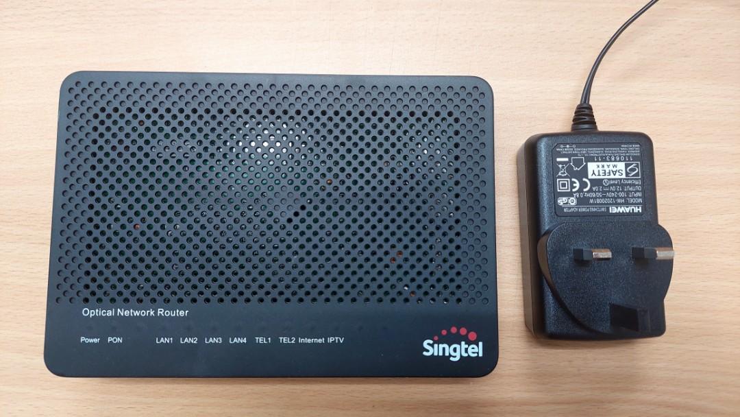 Singtel Wifi Gigabit Router & Optical Network Router, Computers & Tech ...