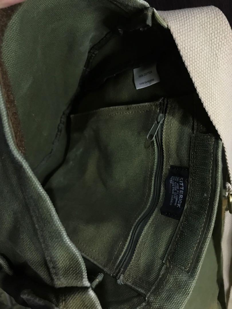 Slingbag Kitterick Army, Fesyen Wanita, Tas & Dompet di Carousell