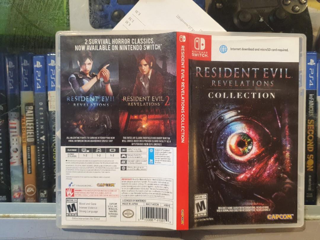Switch Resident Evil Revelations Collection, Video Gaming, Video Games ...