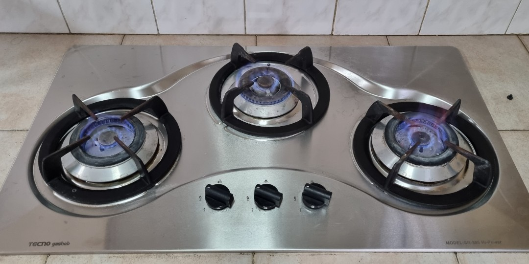 Tecno (SR888HPSV) Stainless Steel Cooker Hob with Cyclonic Flame ...
