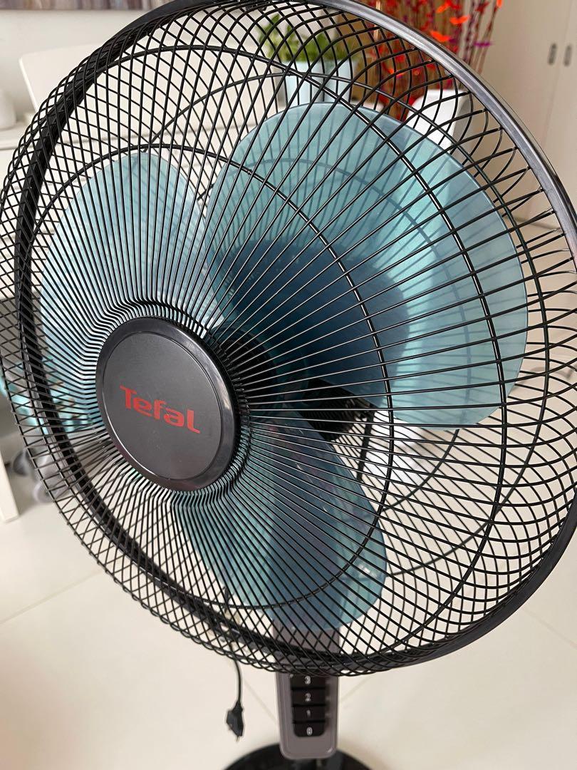 Tefal Extendable Standing Fan (VF4110), Furniture & Home Living ...