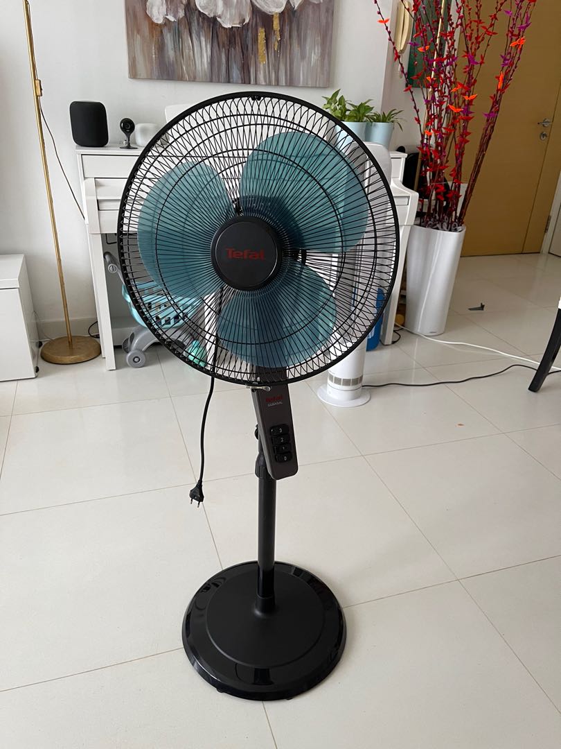 Tefal Extendable Standing Fan (VF4110), Furniture & Home Living ...