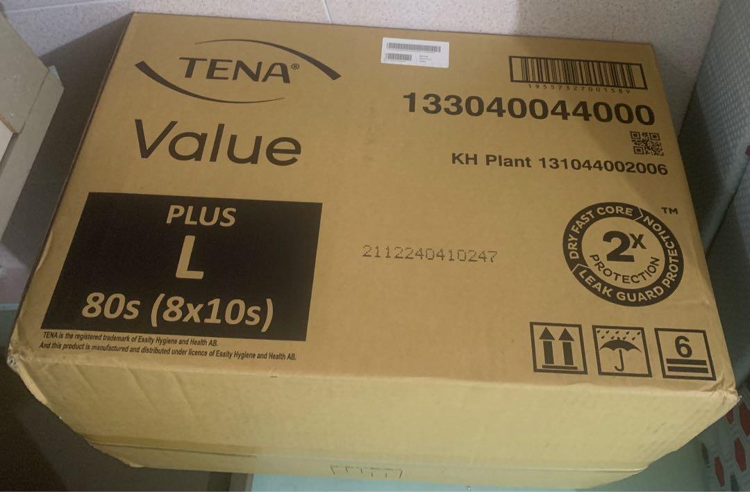 Tena Value Plus L size diapers , Health & Nutrition, Assistive & Rehabilatory Aids, Adult ...