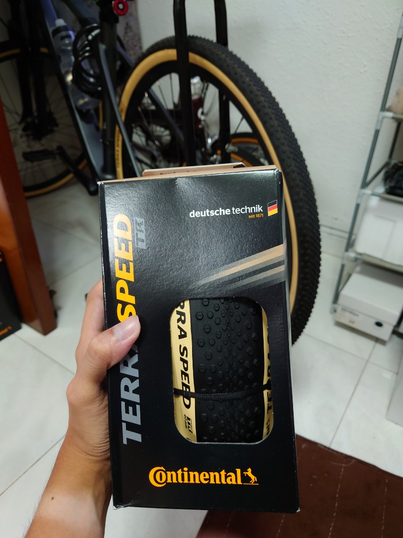 Terra Speed 700x40C Continental Fast Gravel Folding Tyre 40-622, Sports ...