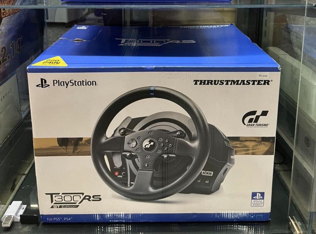 THRUSTMASTER T300 RS GT EDITION RACING WHEEL, Video Gaming, Gaming ...