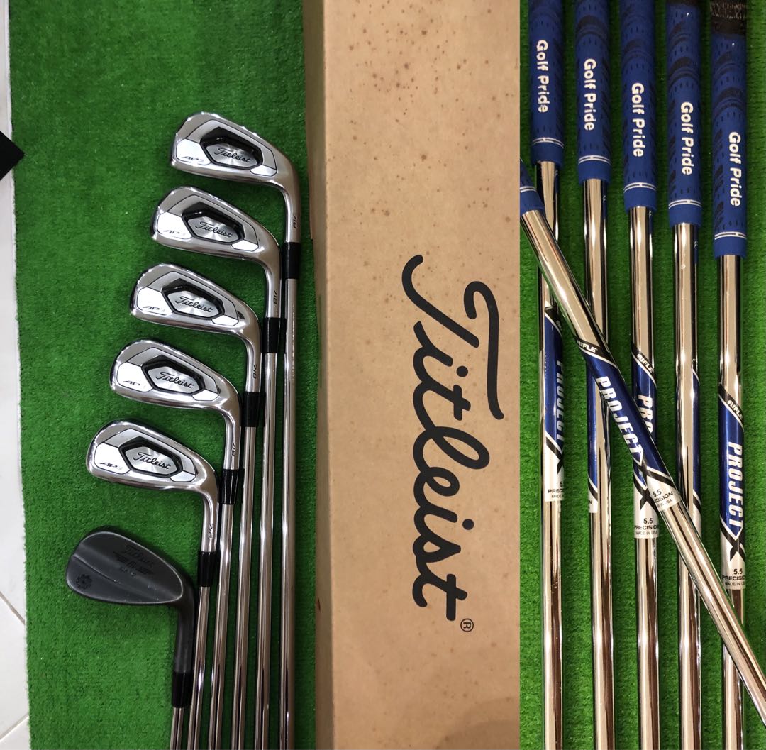 Titleist 718 AP3 (5-9) Irons [With PREMIUM Aftermarket Project X Rifle ...