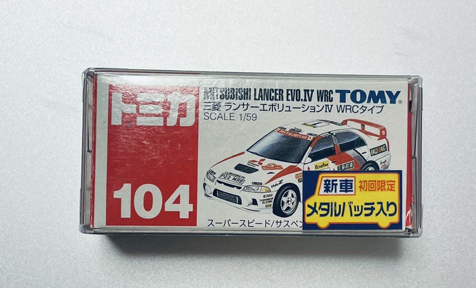 Tomica 多美卡 #39 Mitsubishi Lancer EVO Evolution IV WRC (Tomy Tomytec) 中製 ...