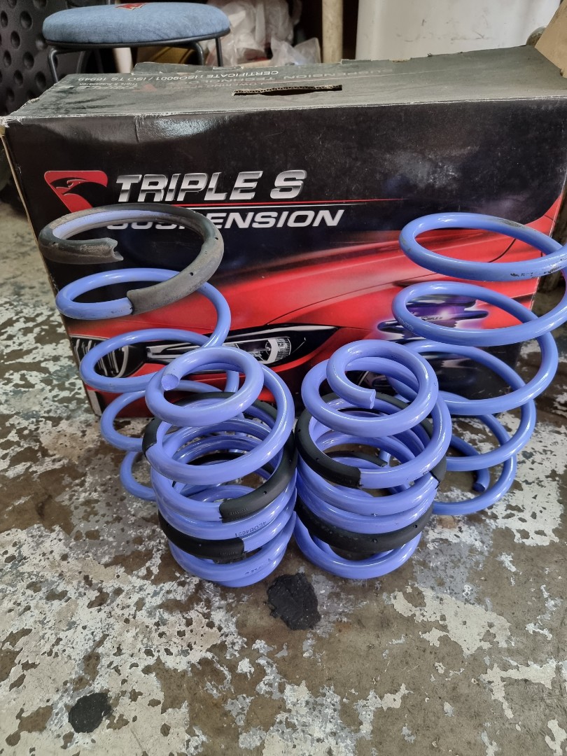 Triple S Lowering Spring for Toyota Triplets, Car Accessories ...