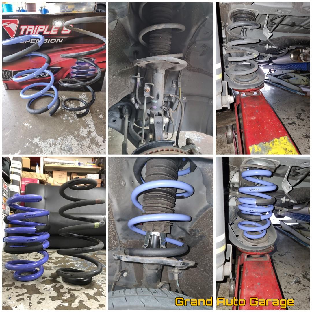 Triple S Lowering Spring for Toyota Triplets, Car Accessories ...