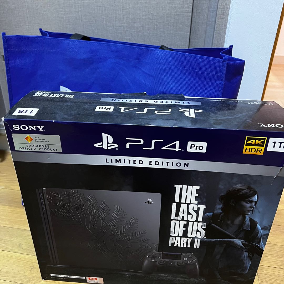 PS4 Pro The Last of Us 2 LIMITED EDITION, Video Gaming, Video Game ...