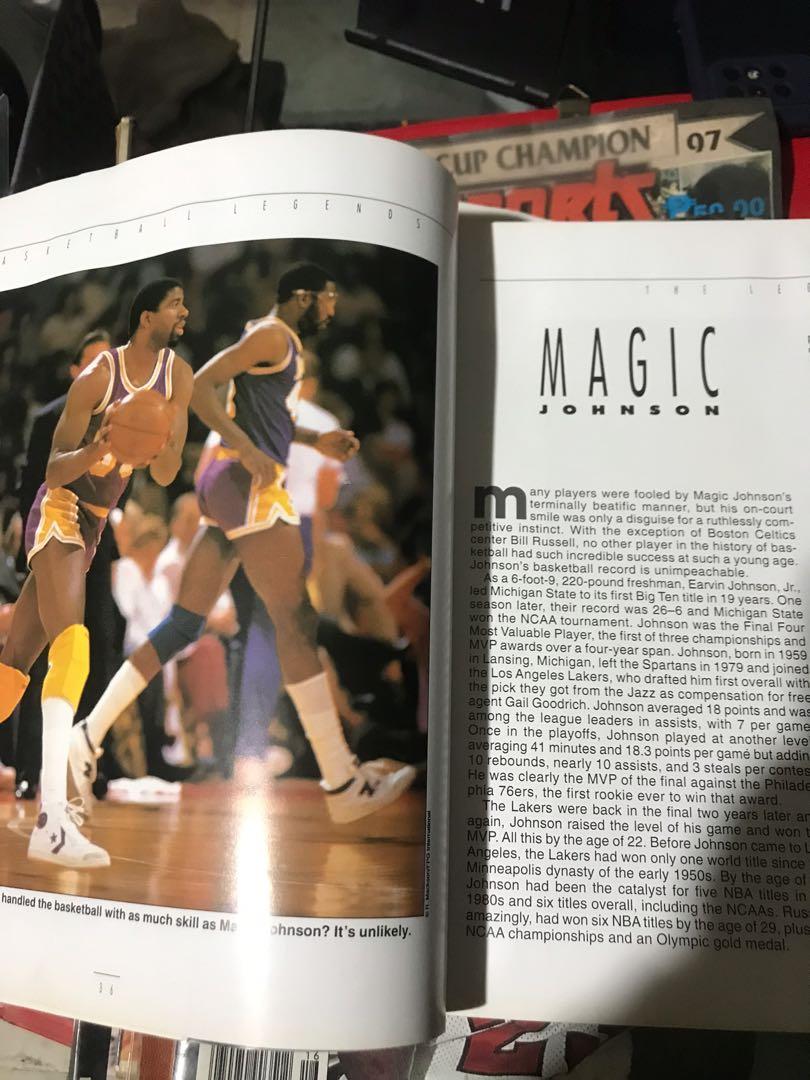 Vintage 1993 Basketball Legends Book (Pre-loved), Hobbies & Toys, Books ...