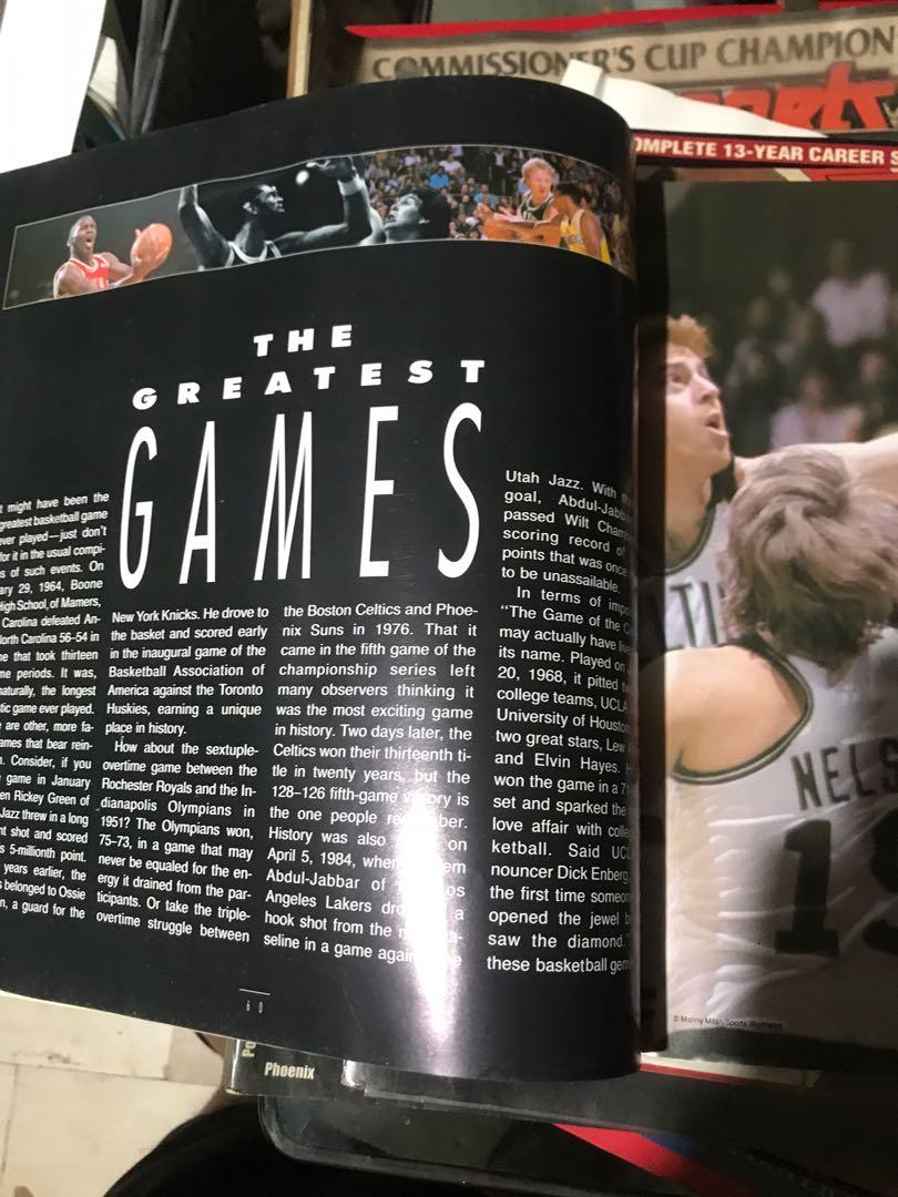 Vintage 1993 Basketball Legends Book (Pre-loved), Hobbies & Toys, Books ...