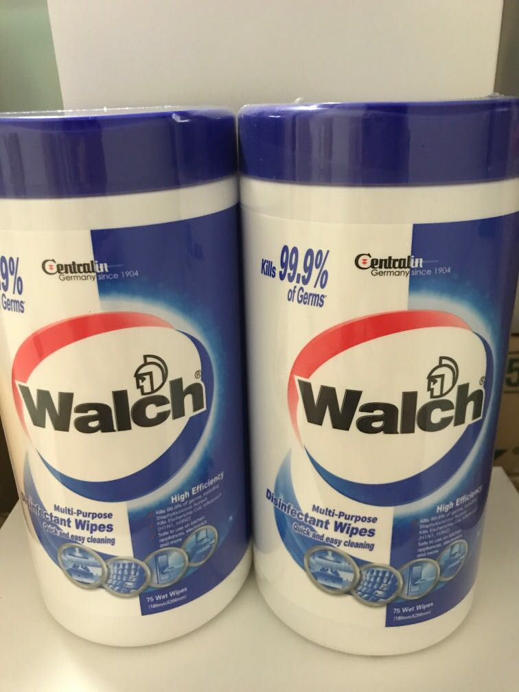 Walch Mulit-Purpose Disinfectant Wipes 75 wet wipes, Everything Else on ...