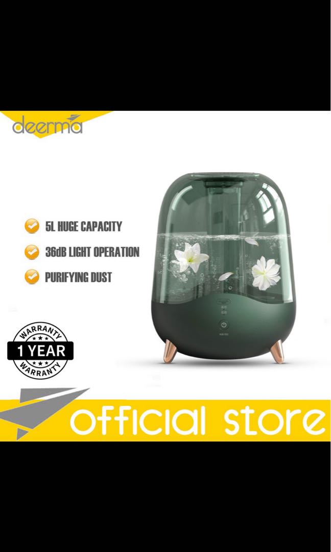 Xiaomi Deerma F325/F329 Ultrasonic Cool Mist Humidifier 5L Silent Aromatherapy Diffuser ...