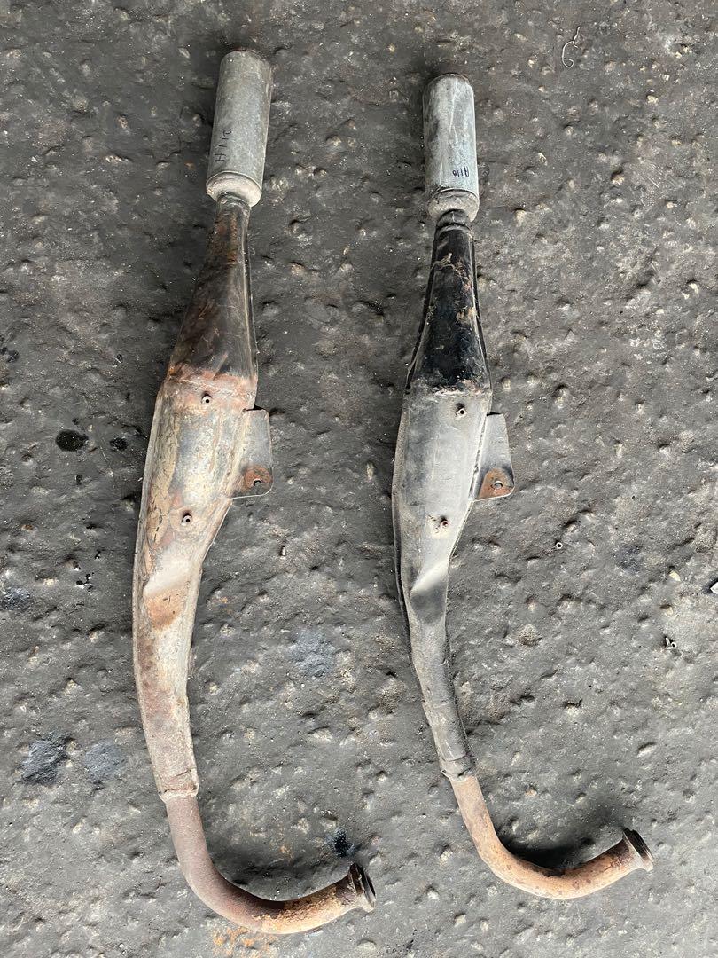 Yamaha RXZ original ekzos, Motorbikes on Carousell