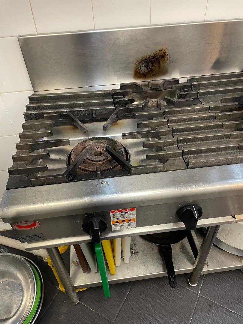 Citygas / Towngas 4 Burner Range Gas open top Stove - Commercial ...