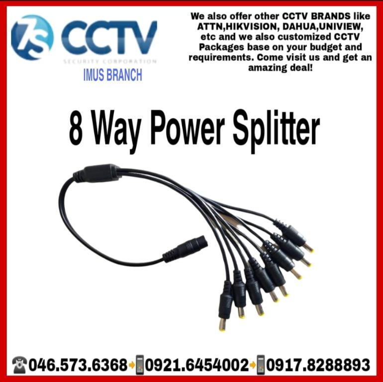 8WAY POWER SPLITTER, Computers & Tech, Parts & Accessories, Cables ...