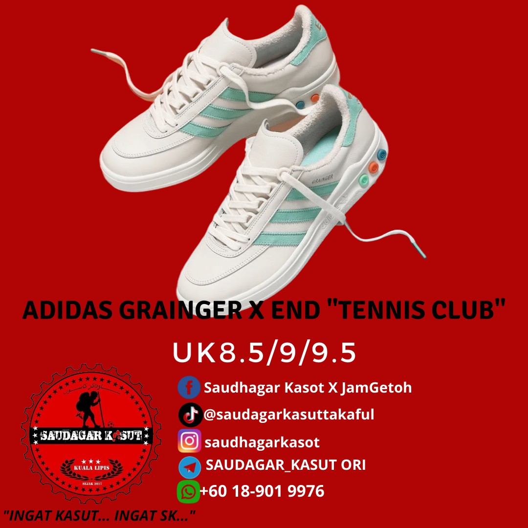 ADIDAS GRAINGER x END "Tennis Club" ORIGINAL, Men's Fashion, Footwear ...