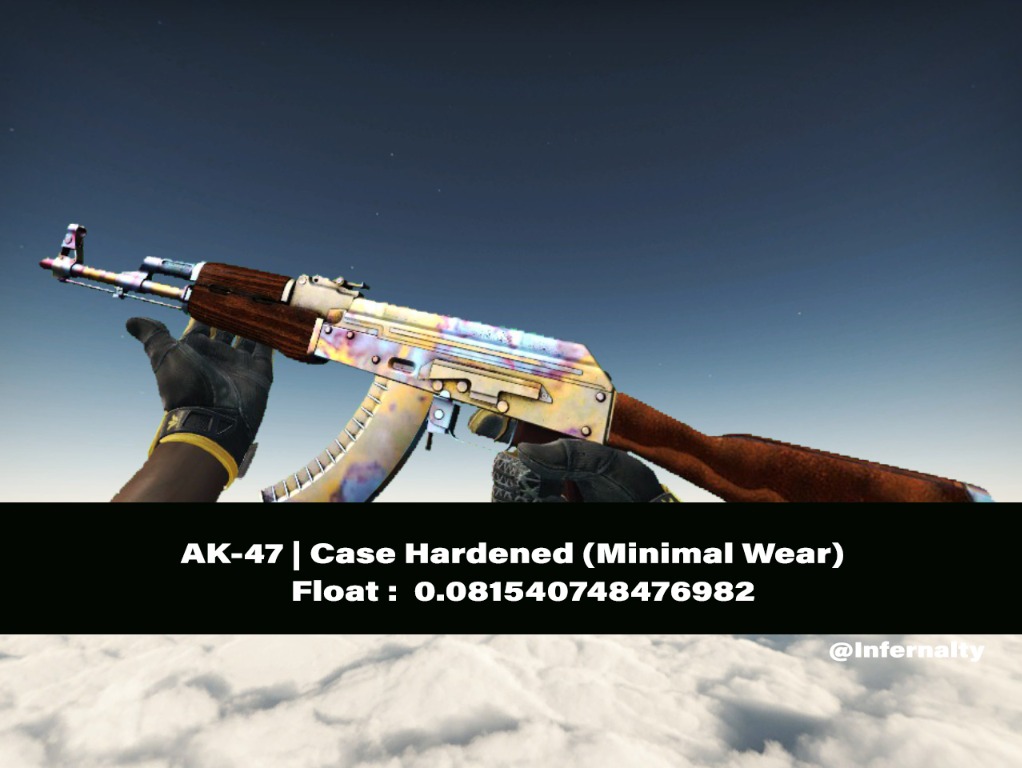 AK-47 Case Hardened MW CSGO SKINS KNIVES, Video Gaming, Gaming ...
