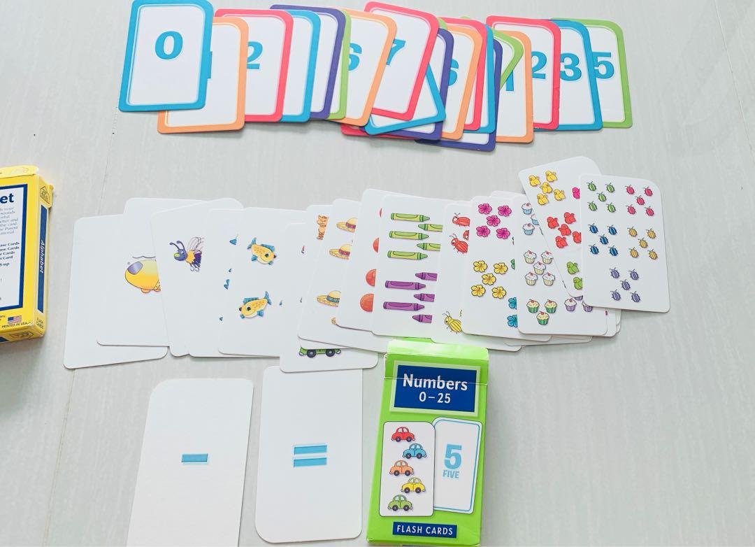 Alphabet upper & lower case & Numbers flashcards, Hobbies & Toys, Books ...