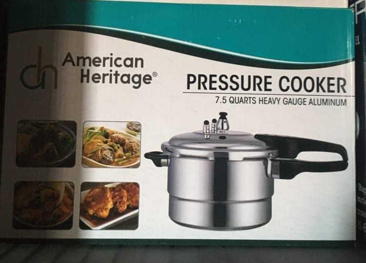 American Heritage Pressure Cooker 7.5 Quartz, Furniture & Home Living ...