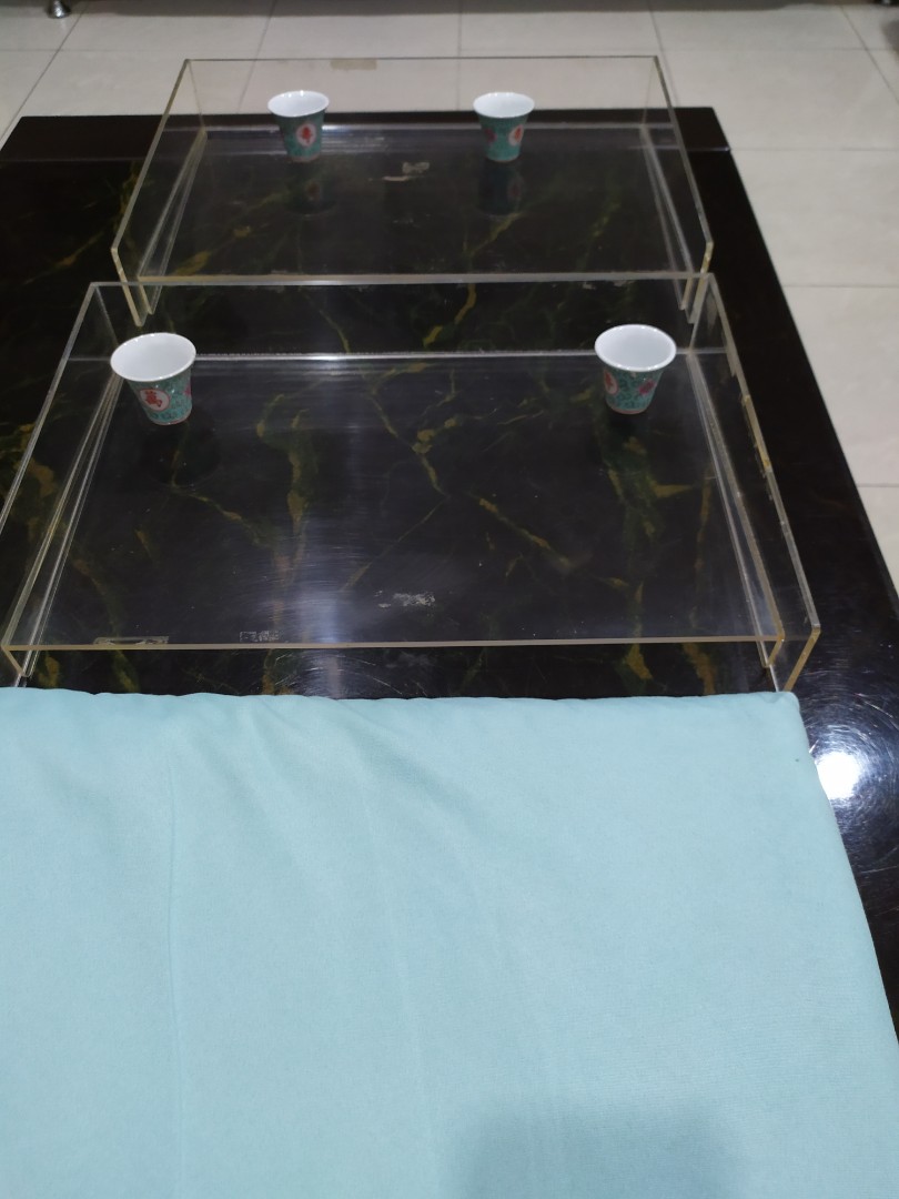 Arcylic table-display stackable shelf, Hobbies & Toys, Stationery ...