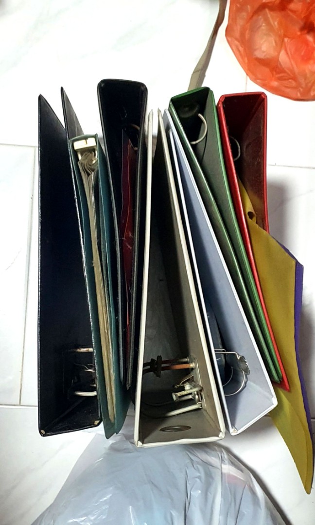 Assorted Ring Files for School Work Study Notes on Carousell