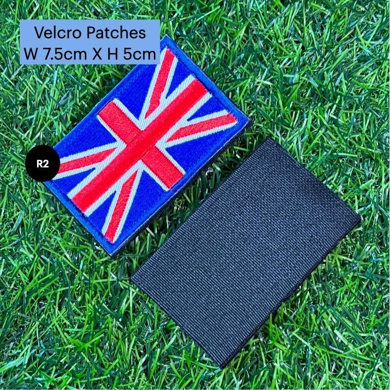 British Flag/ Uk Flag / Union Jack & Brompton Velcro Patches, Sports ...