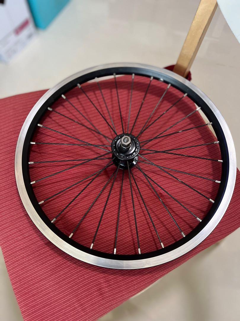 Brompton Front Wheel BE, Sports Equipment, Bicycles & Parts, Parts ...