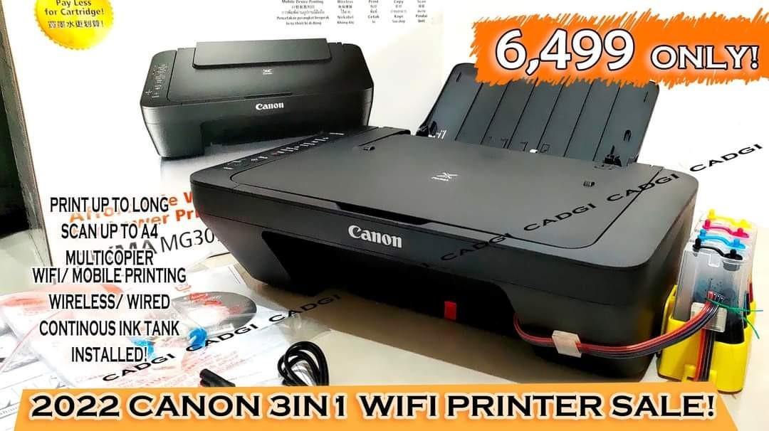 CANON 3IN1 PRINTER WITH CONTINOUS INK TANK INSTALLED, Computers & Tech ...
