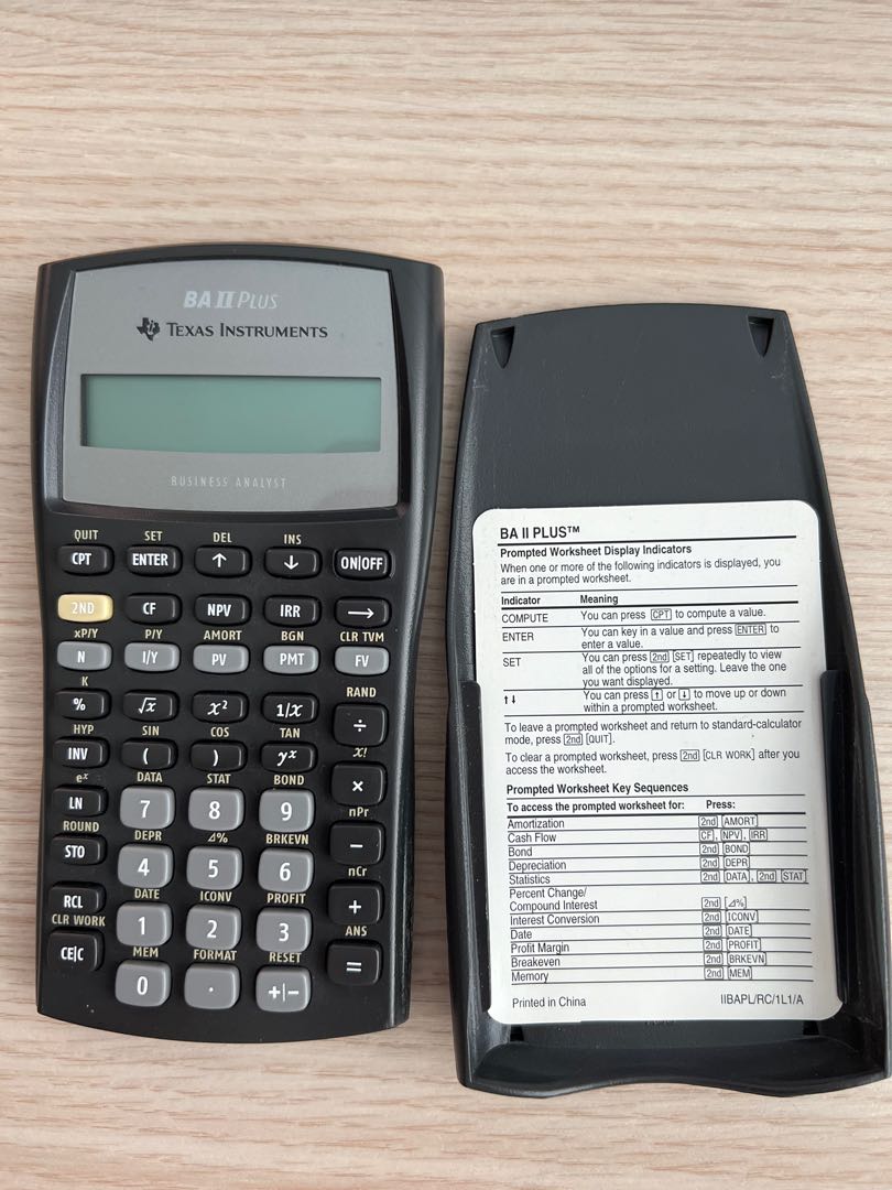 CFA scientific calculator, Computers & Tech, Office & Business ...