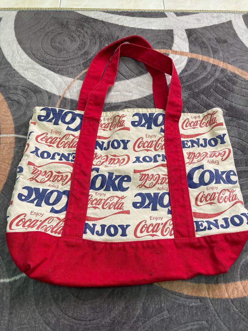 Large Coca Cola coke Tote bag/ shoulder bag, Women's Fashion, Bags ...
