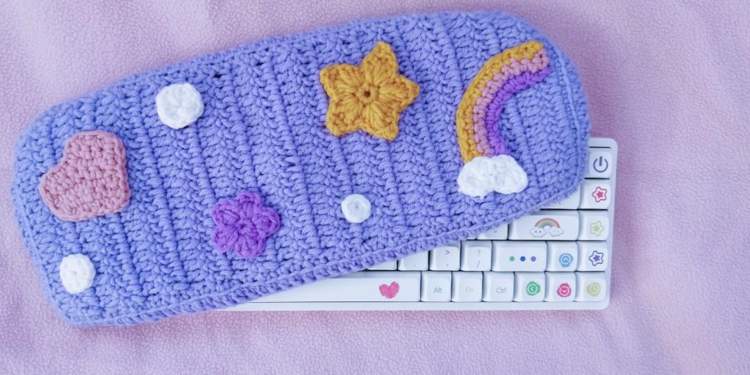Crocheted Keyboard Cover (size based RKG68), Computers & Tech, Parts ...