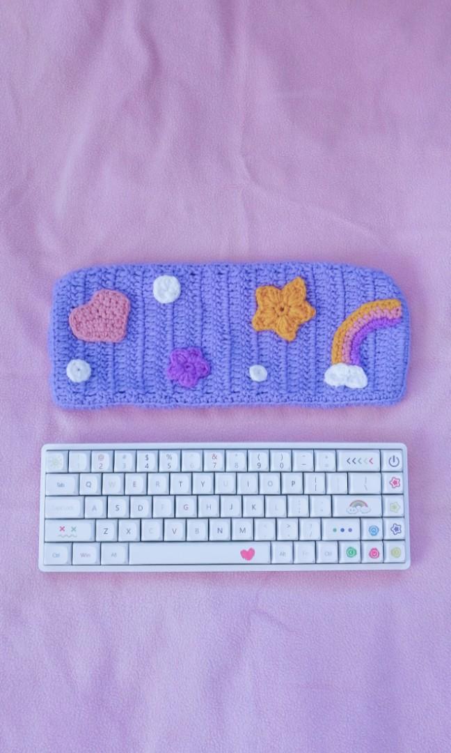 Crocheted Keyboard Cover (size based RKG68), Computers & Tech, Parts ...