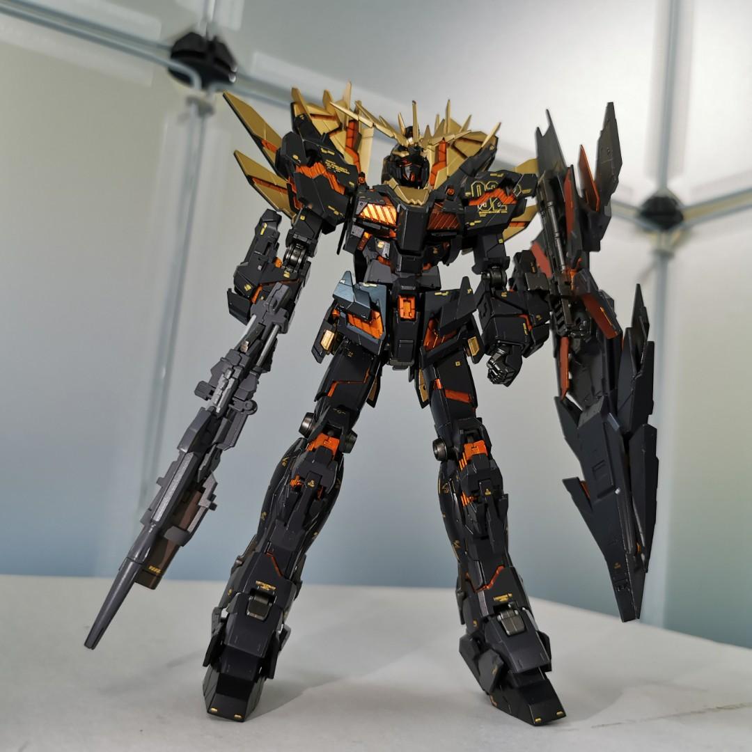 Customised RG banshee gundam on Carousell