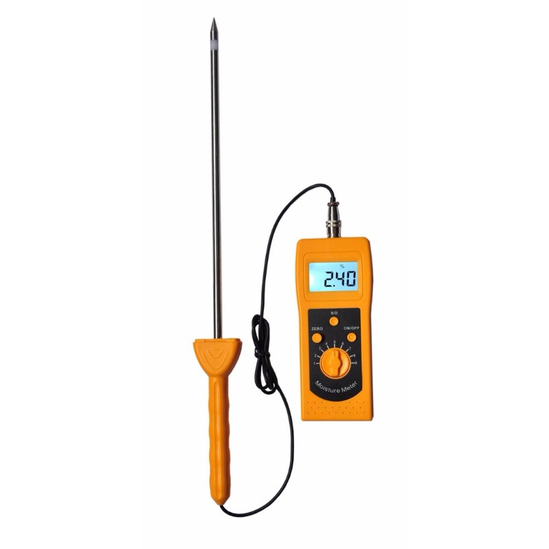 Digital LCD Moisture Content Tester Meter for Soil Silver Sand Chemical ...