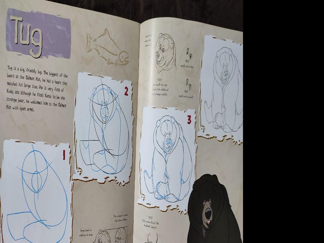 DISNEY'S BROTHER BEAR Learn to Draw Children's Book-paperback, Hobbies ...