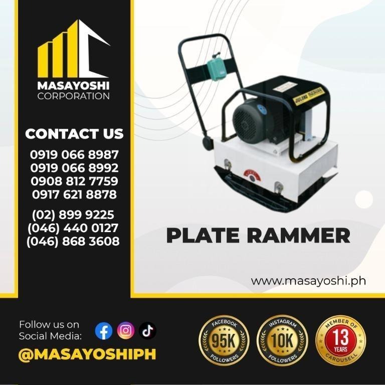 Electric Plate Rammer HZD200 | Power Tools | Electric Tamping Rammer ...