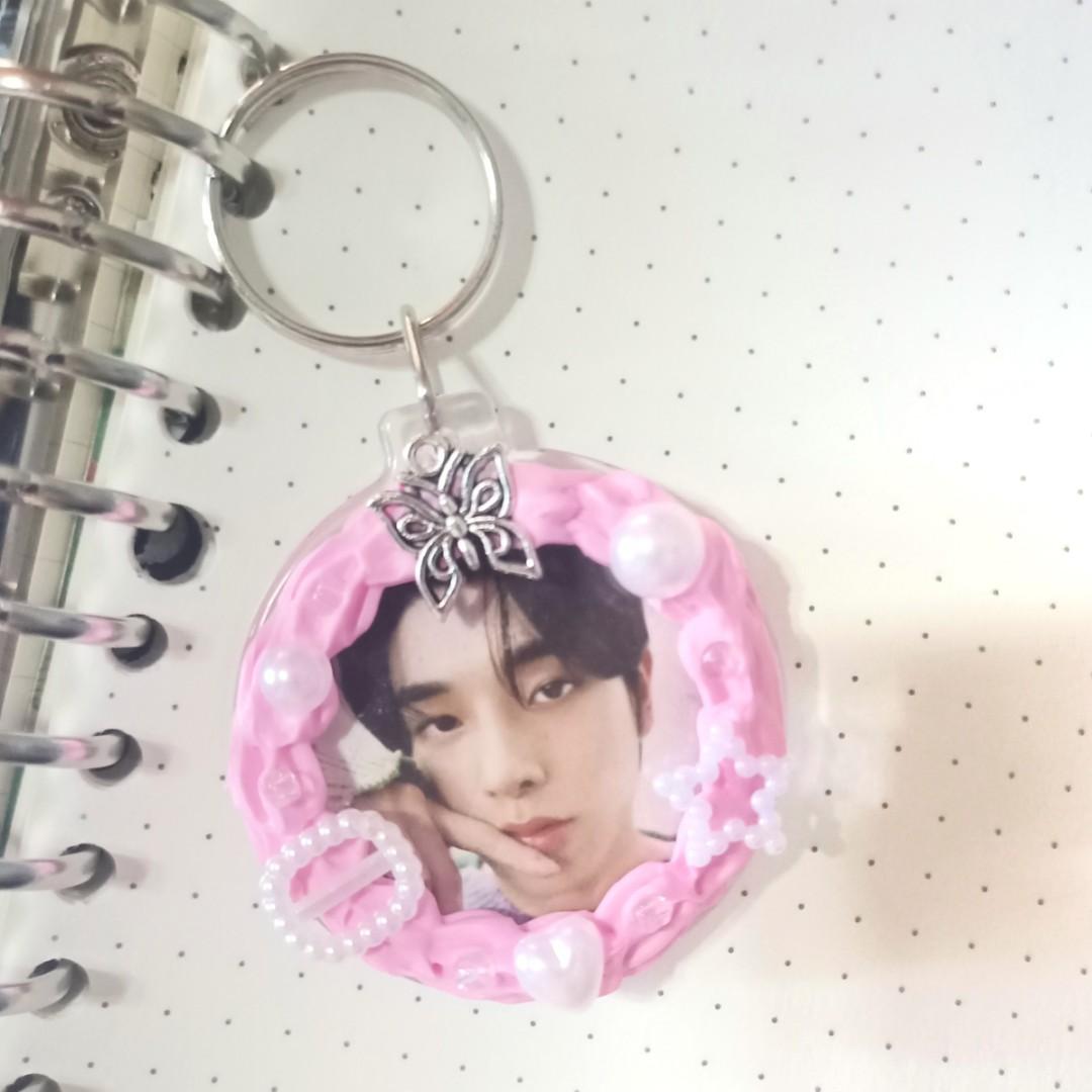 ENHYPEN keychain photo from official album keyring, Hobbies & Toys ...