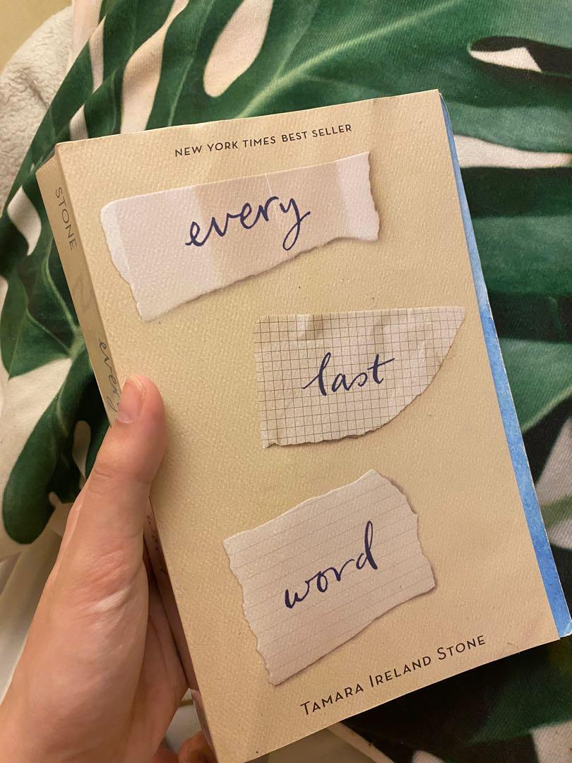 EVERY LAST WORD BOOK TAMARA IRELAND STONE, Hobbies & Toys, Books ...