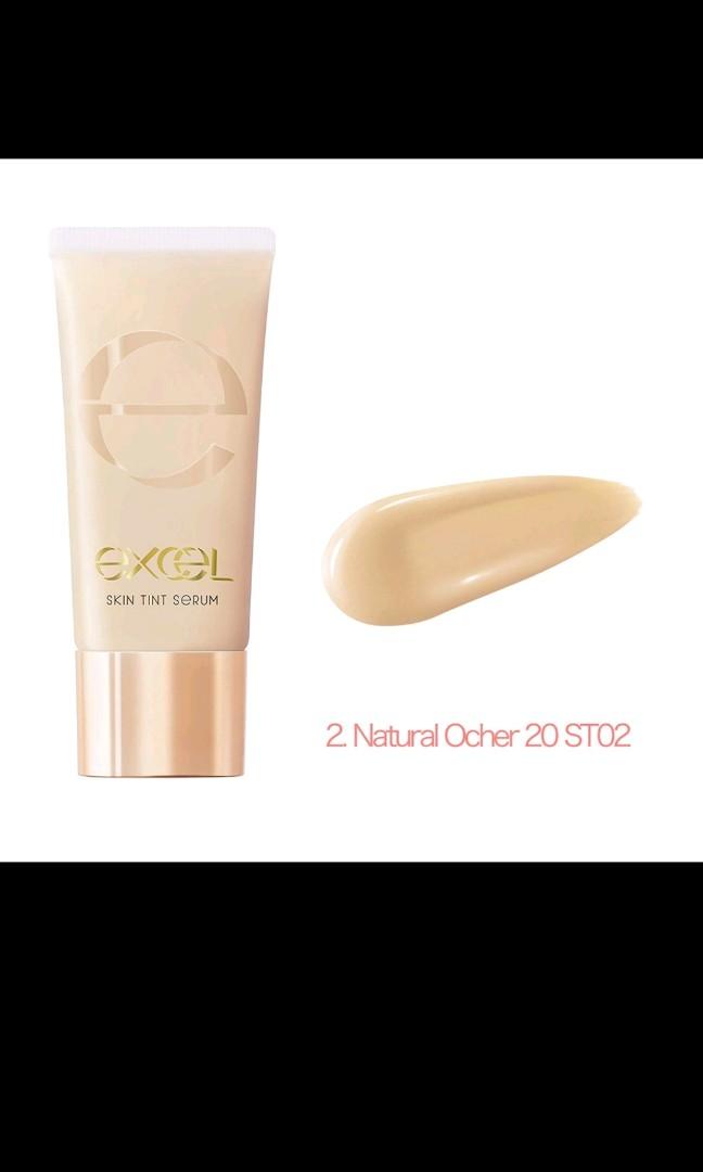 Excel Skin Tint Serum ST02 Natural Ochre 20, Beauty & Personal Care, Face, Makeup on Carousell
