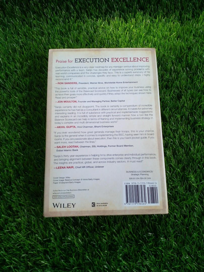 Execution Excellence: Making Strategy Work Using The Balanced Scorecard ...