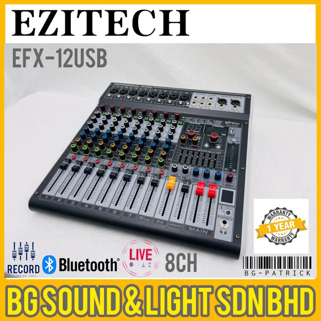 Ezitech Efx12usb Analog Mixer, Hobbies & Toys, Music & Media, Music Accessories on Carousell