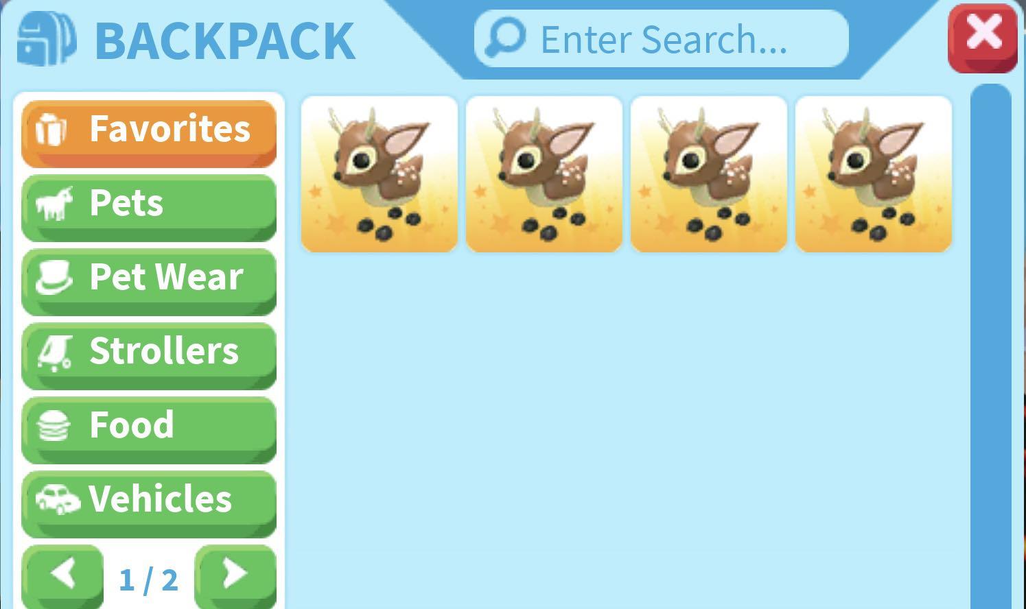 Fallow deer adopt me, Video Gaming, Gaming Accessories, In-Game ...